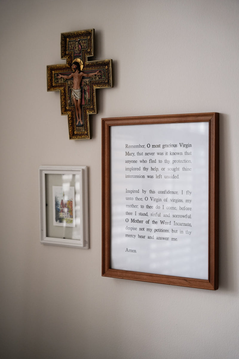 Find the Best Memorare Poster (11x14) – Blessed Is She