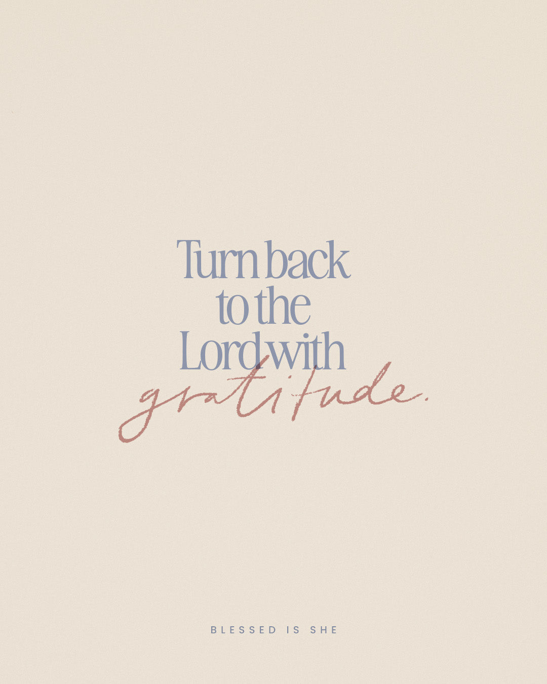 Counting My Blessings (Not Burdens) - Blessed Is She