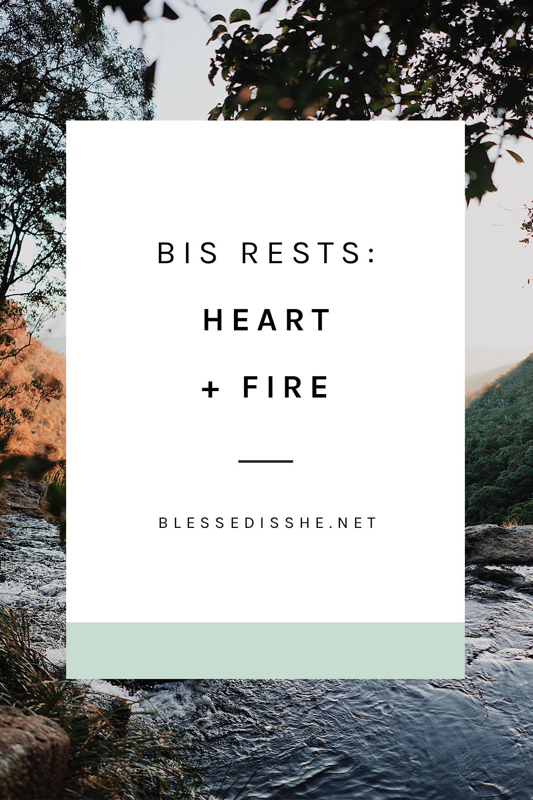 BIS Rests: Heart + Fire | Reflections for Your Sunday | Blessed is She ...