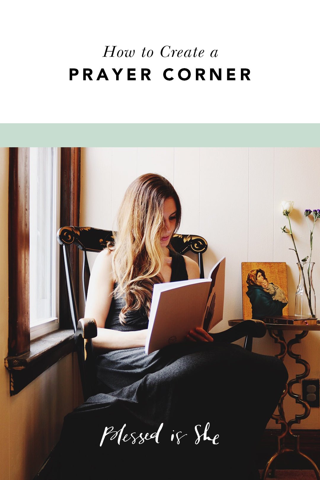 How to Create a Prayer Corner in Your Home | Blessed is She - Blessed ...