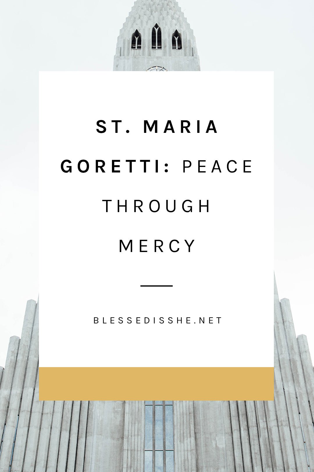 St. Maria Goretti: Peace Through Mercy | Blessed is She - Blessed Is She