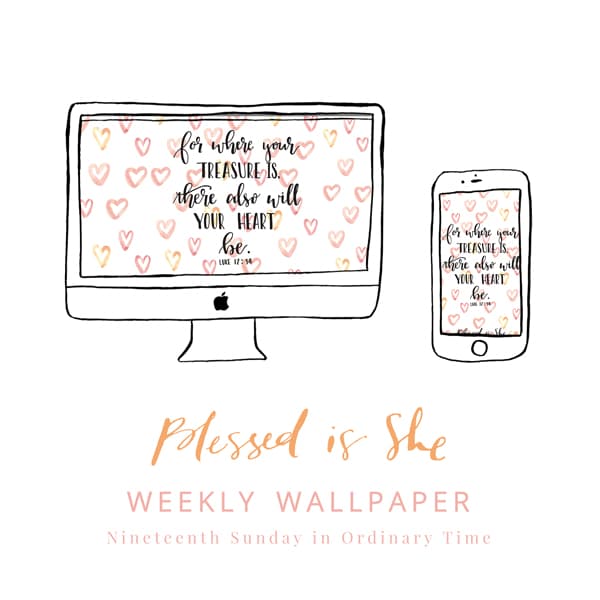 Weekly Wallpaper // 74 - Blessed Is She