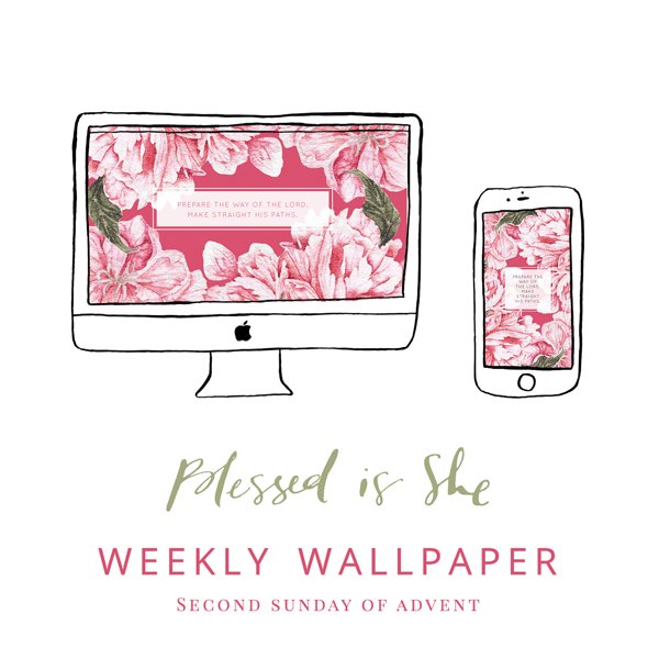 Weekly Wallpaper // 90 - Blessed Is She