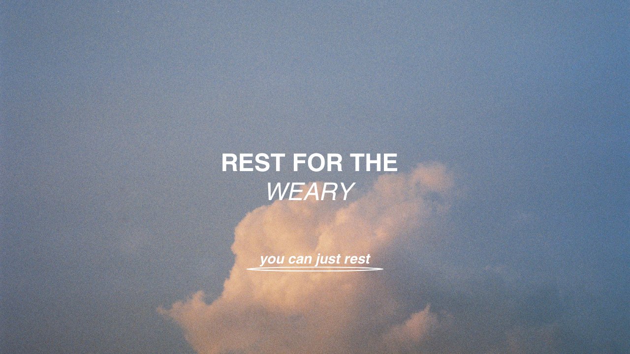 You Can Just Rest Part 2: Rest for the Weary // teachable tuesday with ...