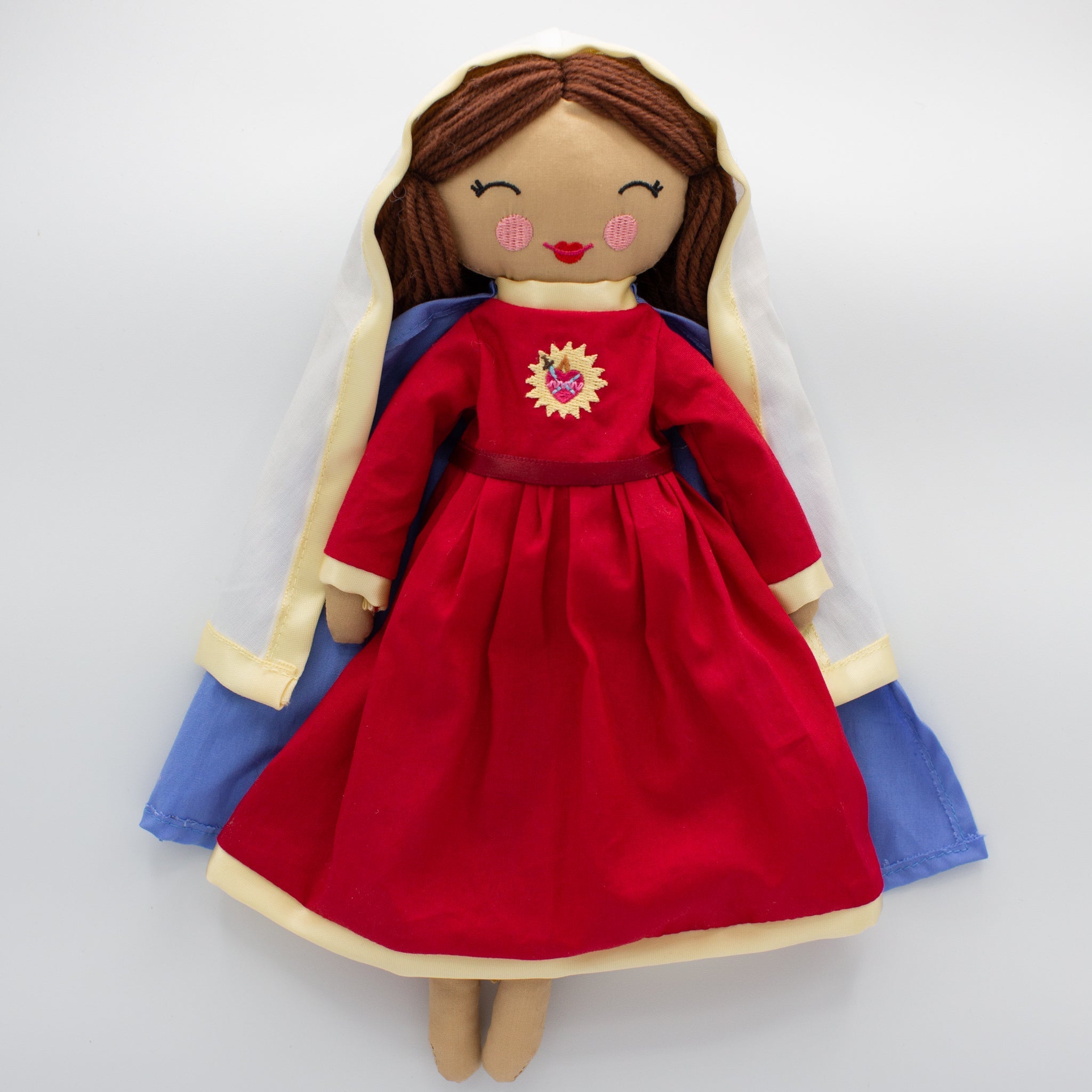 Immaculate Heart of Mary Rag Doll Edit: Hand-Sewn Beauty - Blessed Is She